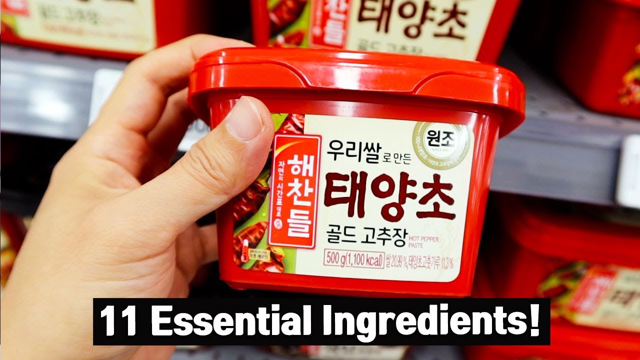 Essential Ingredients for Korean Cooking - Aaron & Claire's Korea