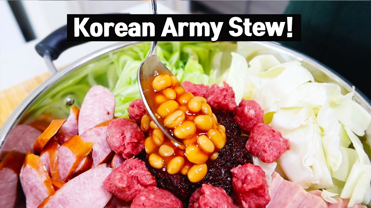 Korean Army Stew (Budae Jjigae) Recipe - Aaron and Claire