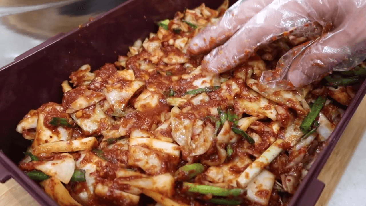 Cabbage Kimchi Recipe - Aaron and Claire