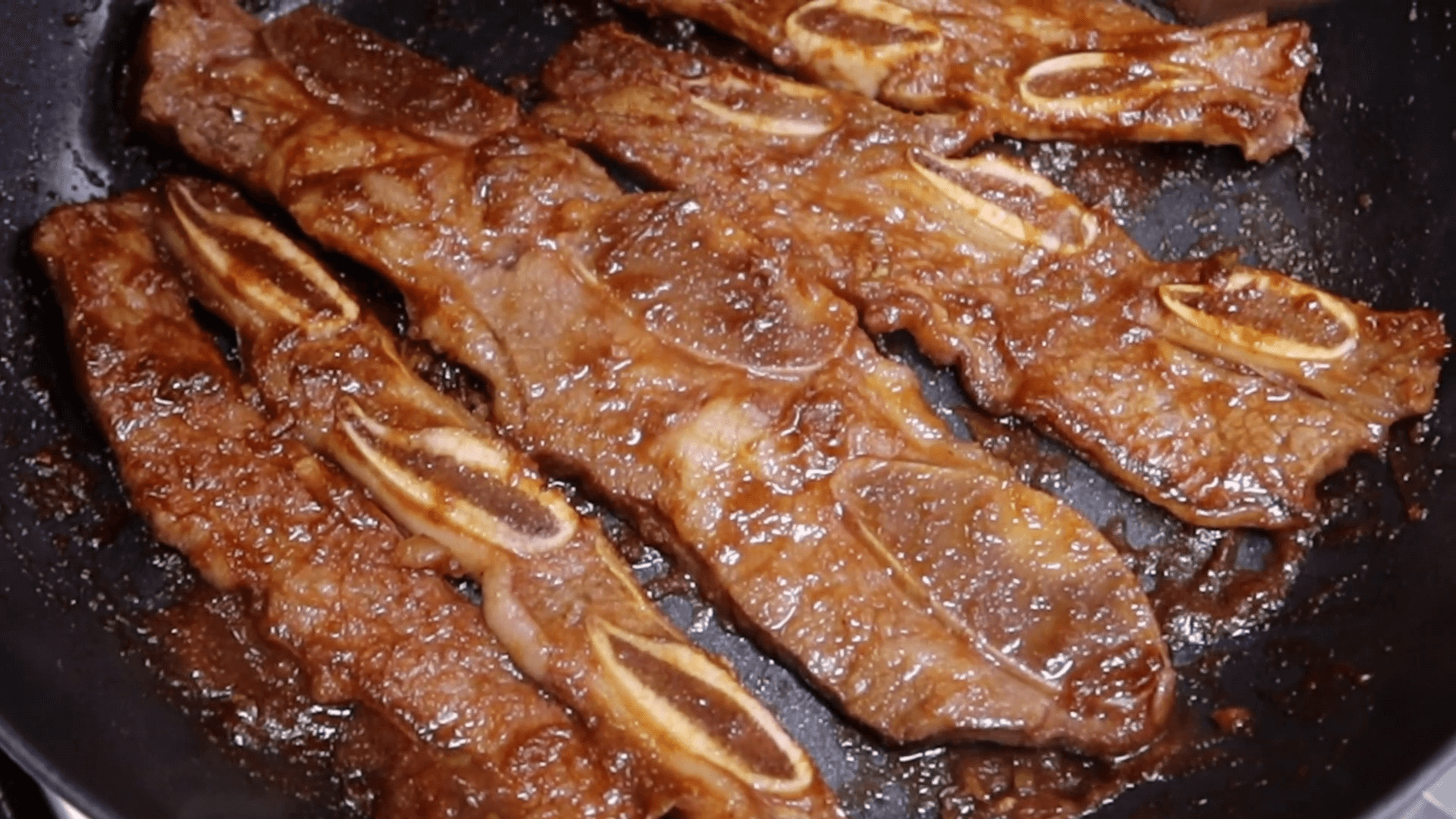 LA Galbi, Korean Beef Short Ribs - Aaron and Claire