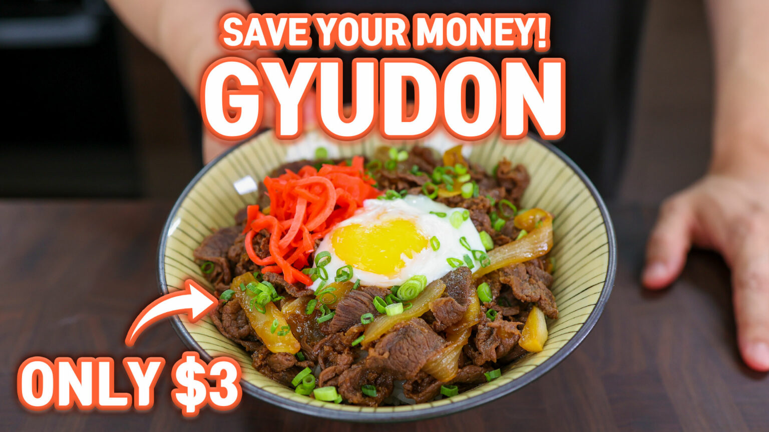 Gyudon (Japanese Beef Rice Bowl)