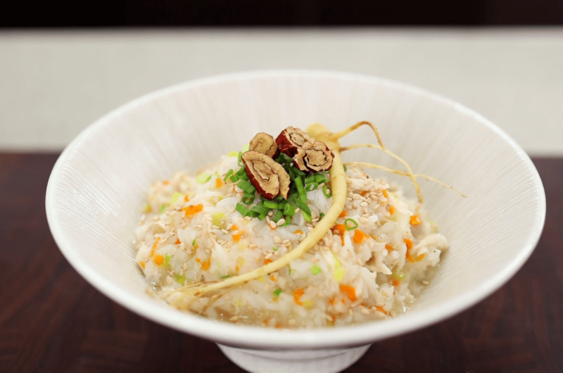 Korean Chicken Porridge (Dakjuk)