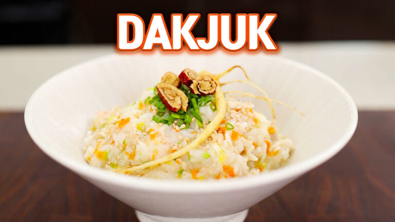 Korean Chicken Porridge (Dakjuk)