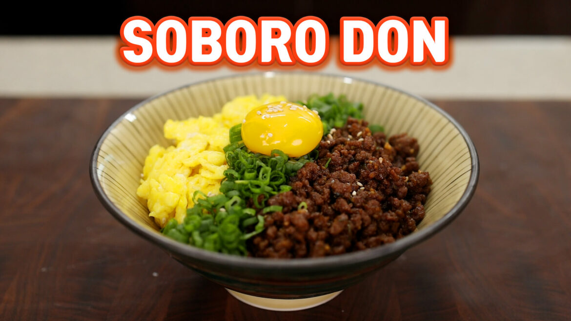 Soboro Don (Japanese Ground Beef Bowl)