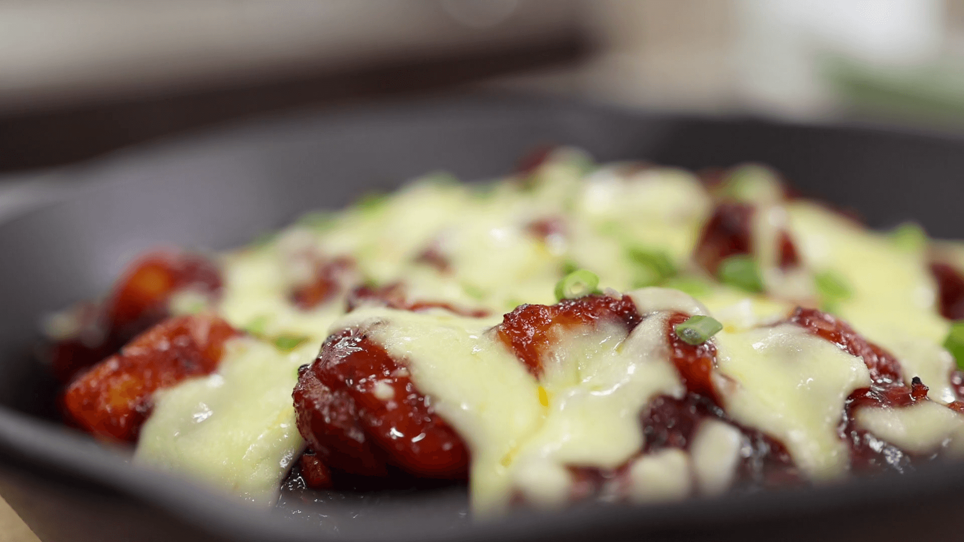 Korean Fire Chicken with Cheese