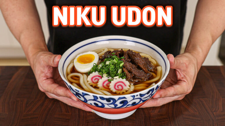 Niku Udon (Japanese Beef Noodle Soup) - Aaron and Claire