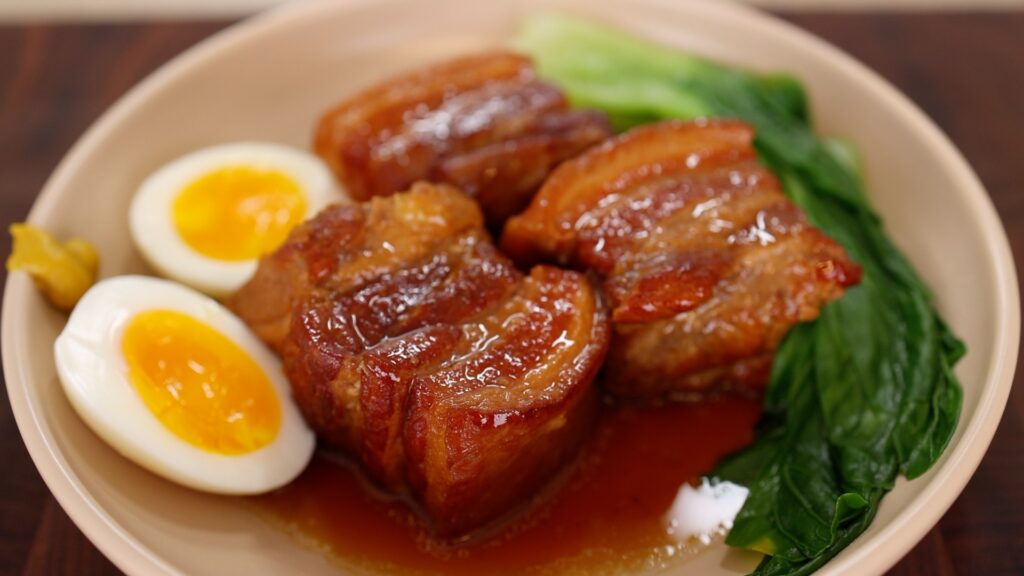 Buta No Kakuni (Japanese Braised Pork Belly) - Aaron and Claire