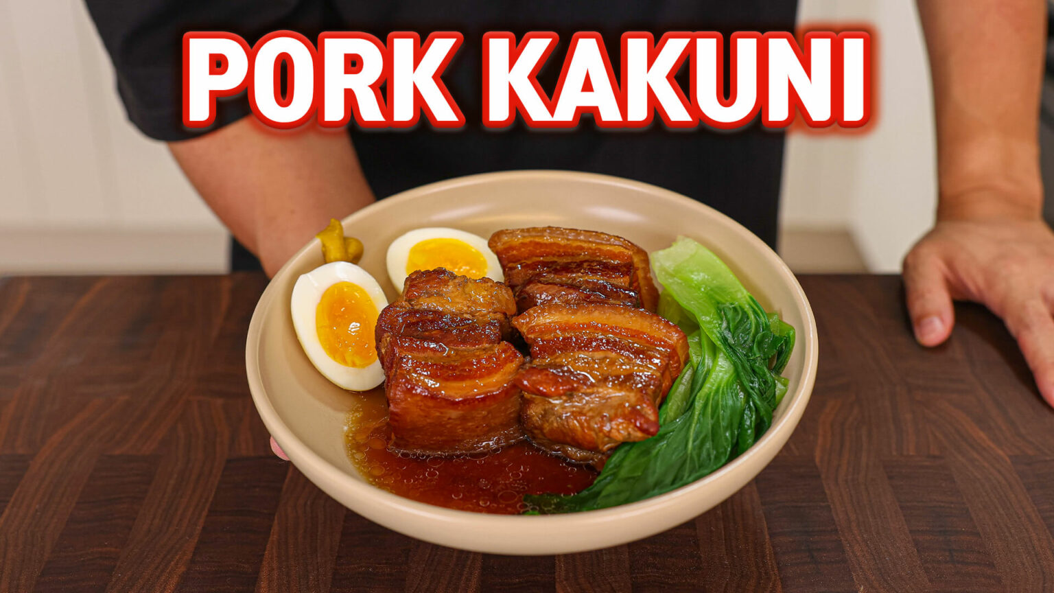 Buta No Kakuni (Japanese Braised Pork Belly)
