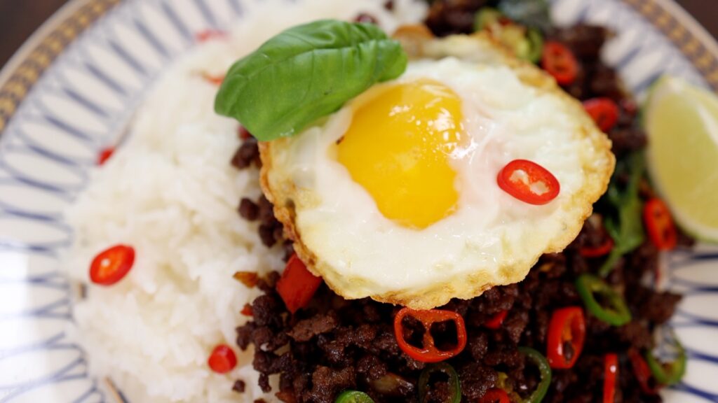 Pad Kra Pao (Thai Holy Basil Beef Stir Fry) - Aaron and Claire