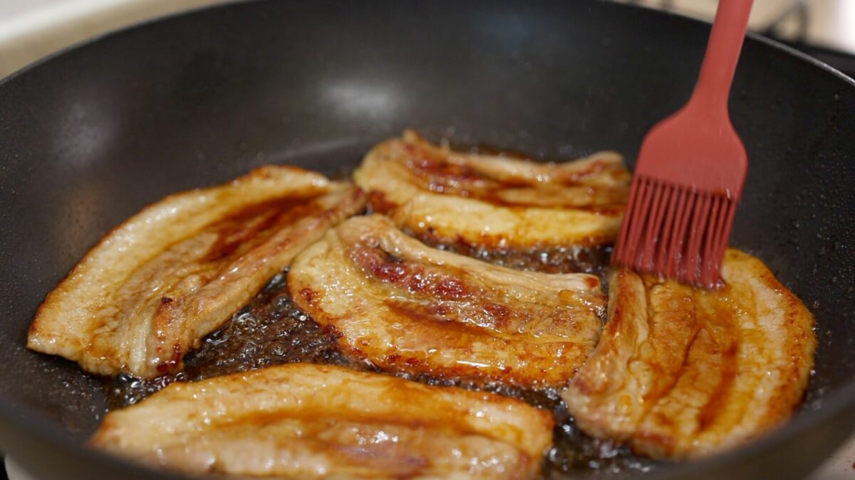 Butadon (Japanese Pork Rice Bowl) - Aaron and Claire