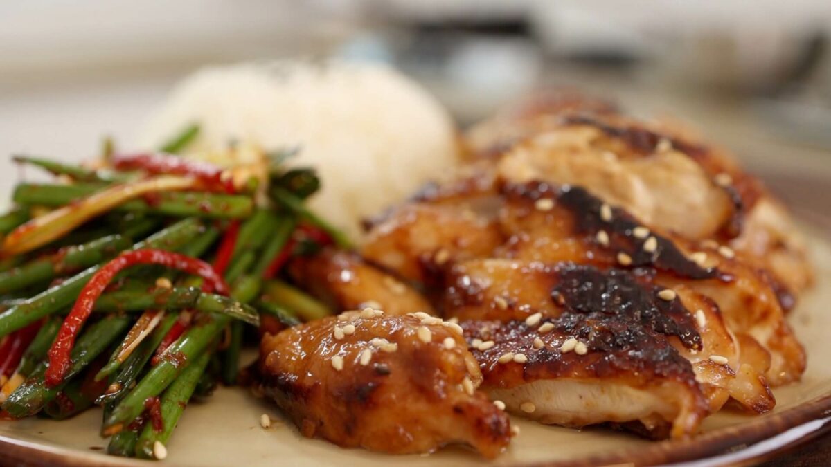 Doenjang Dakgui (Doenjang Marinated Chicken)