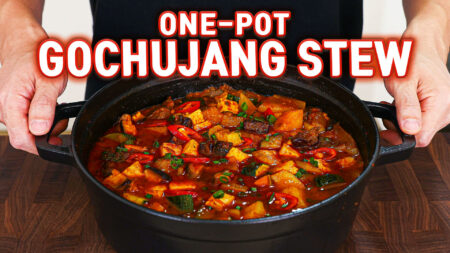 Gochujang Jjigae (Korean Gochujang Stew)