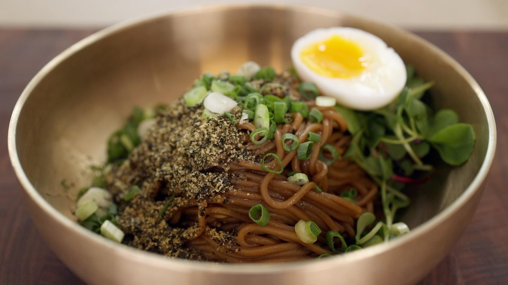 Perilla Oil Noodles (Deulgireum Makguksu)