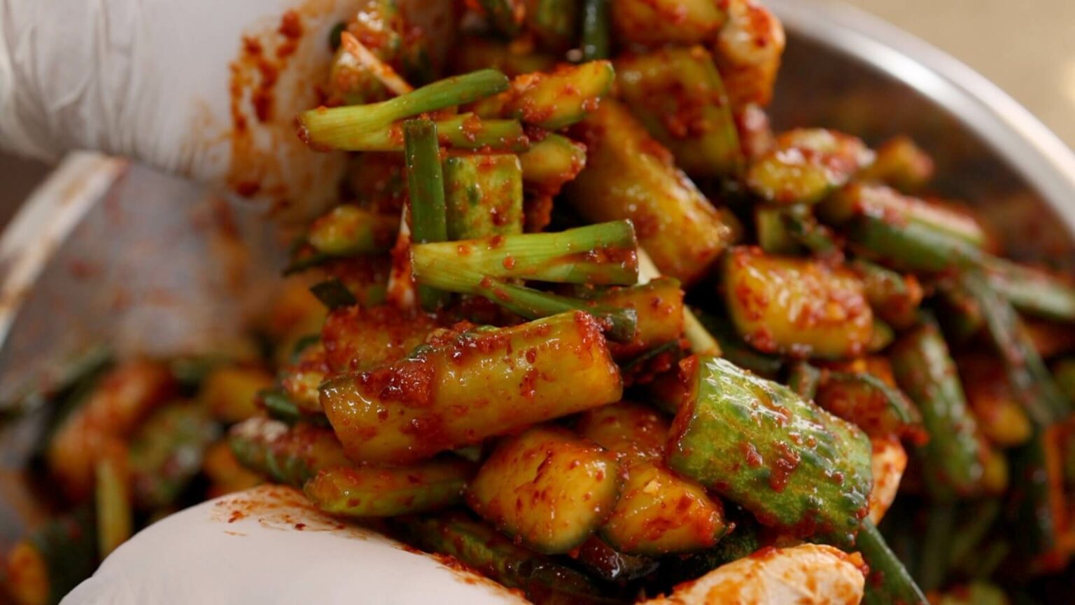 Cucumber Kimchi (Oi Kimchi)