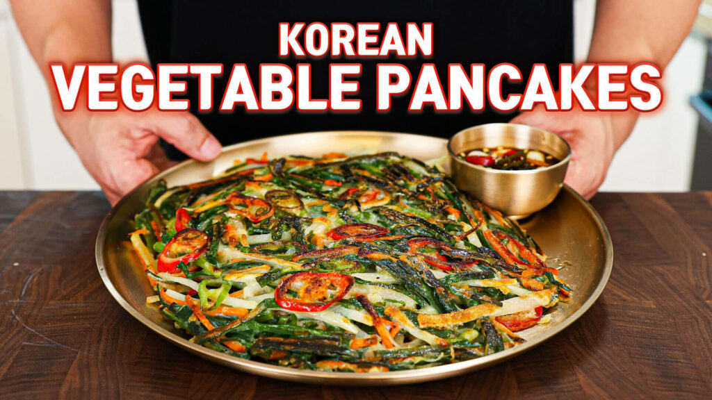 Korean Vegetable Pancakes (Yachaejeon)