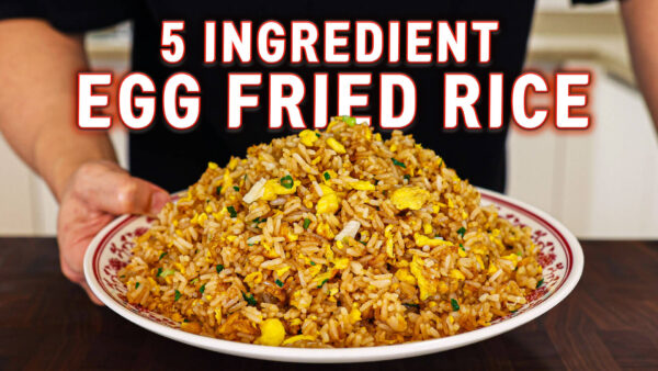Easy Egg Fried Rice (Just 5 Ingredients!)