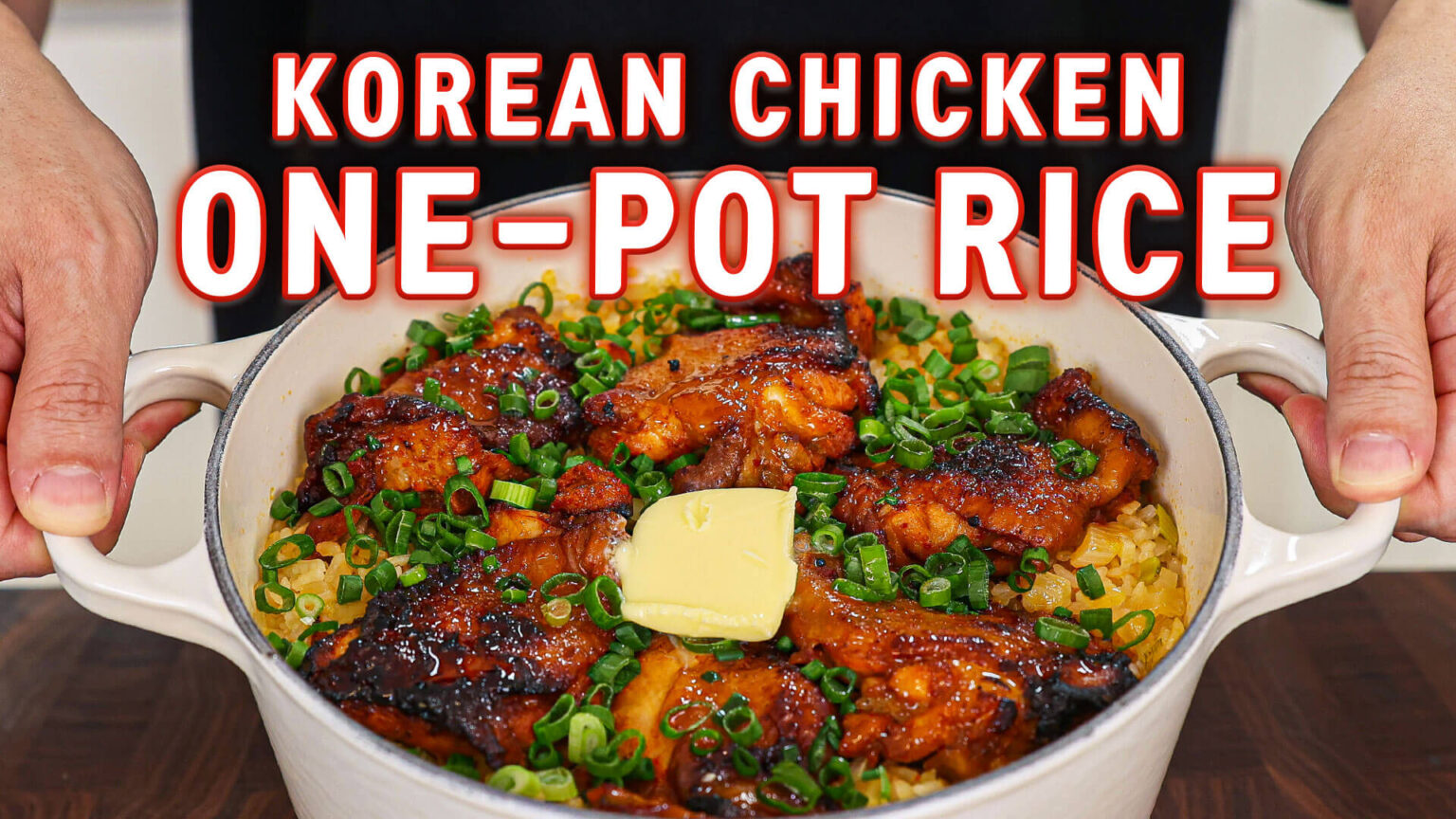 Korean Chicken Pot Rice (Sotbap Recipe)