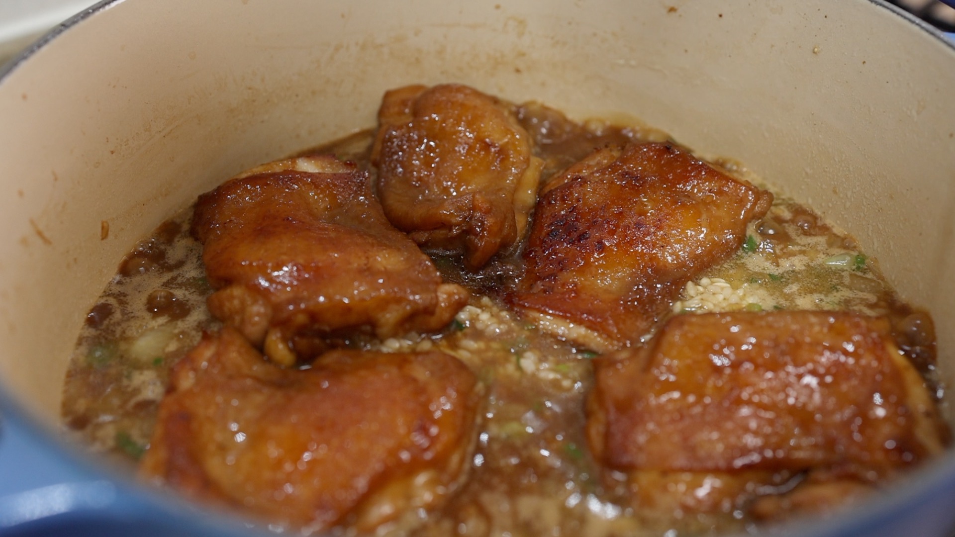 Soy Garlic Chicken Pot Rice