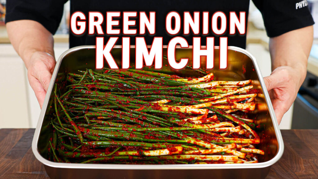 Easy Green Onion Kimchi (Pa Kimchi)