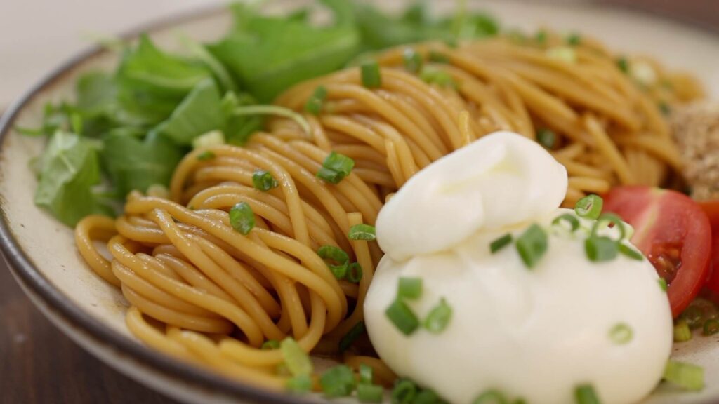 Korean Soy Sauce Spaghetti